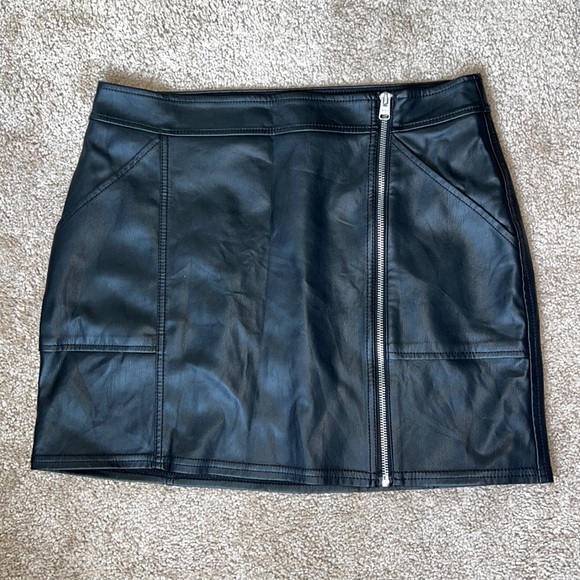 Express | Skirts | Express Leather Skirt | Poshmark